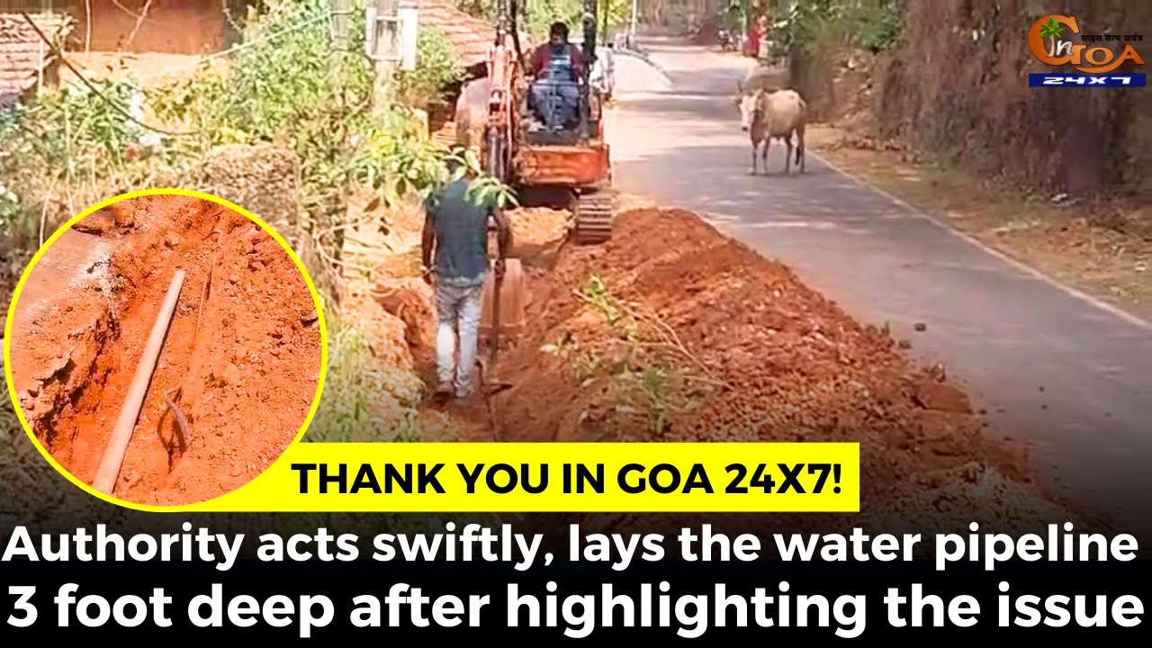 Authority acts swiftly, lays the water pipeline 3 foot deep after In ...