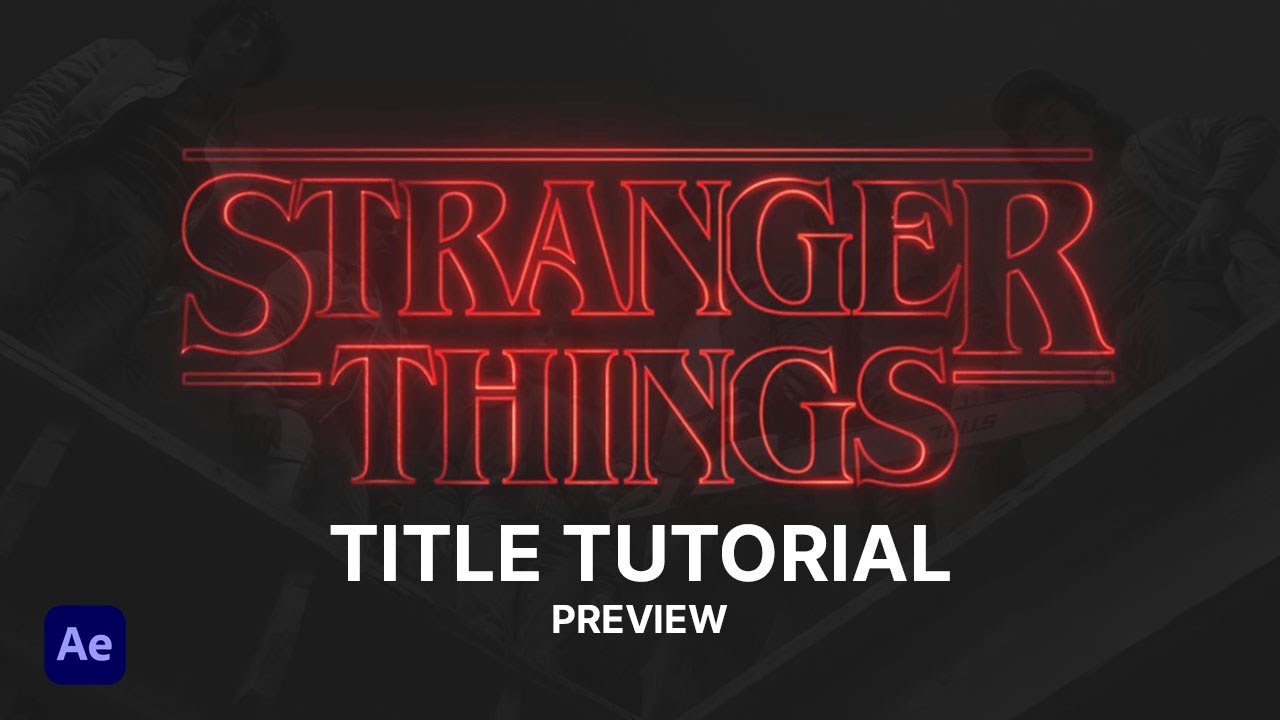 Stranger Things Title Template ⚠️ NOT A TUTORIAL ⚠️ - YouTube