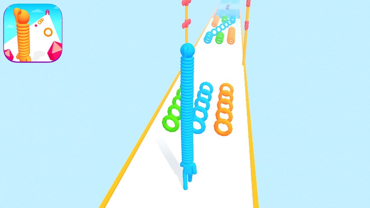 LONG NECK RUN game MAX LEVEL 🌈👩🏻‍🦰💙 Gameplay All Levels Walkthrough iOS ...