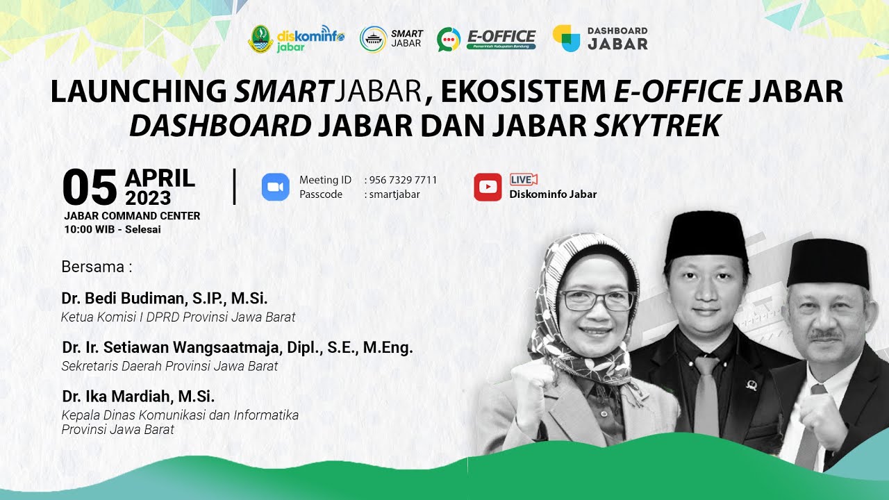 Launching Smart Jabar, Ekosistem e-Office Jabar, Dashboard Jabar dan ...