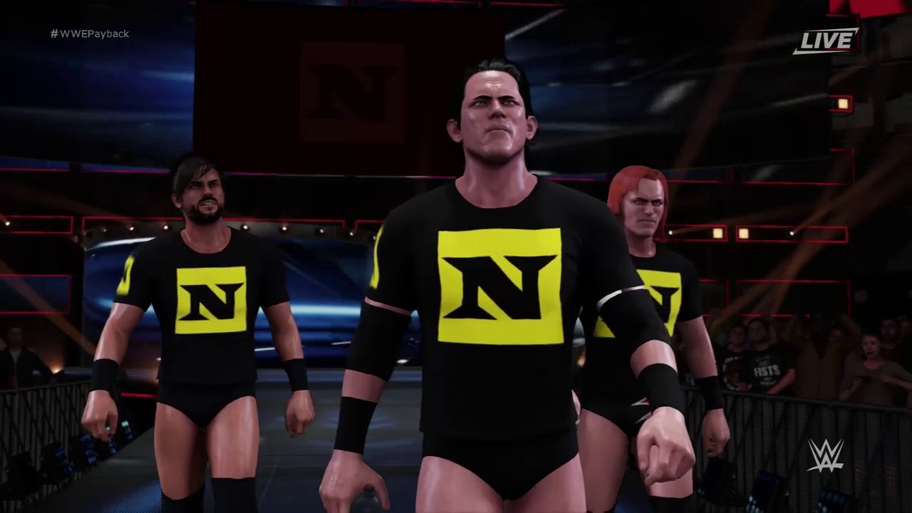 WWE 2k18 Nexus Entrance - YouTube