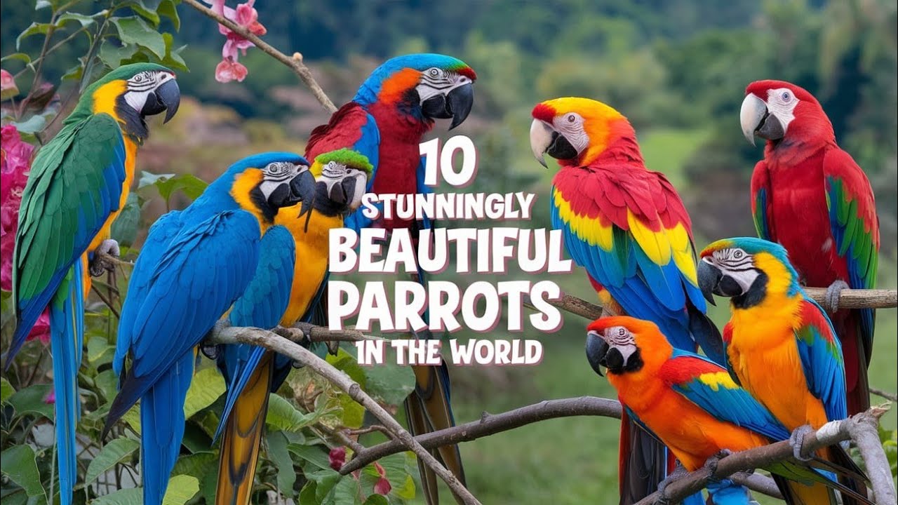 10 Stunningly Beautiful Parrots in the World #facts #birds #parrots # ...