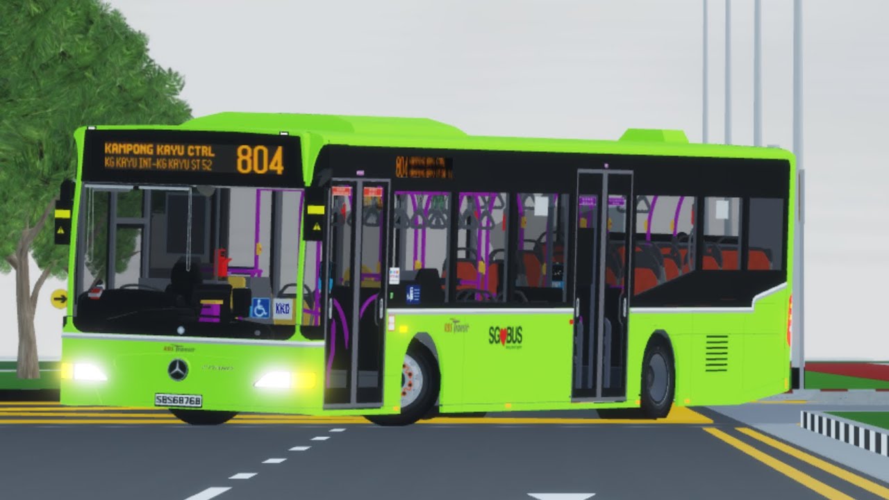 [Singapore Bus]Roblox Kampong Kayu RBST SBS6876B@804 - YouTube