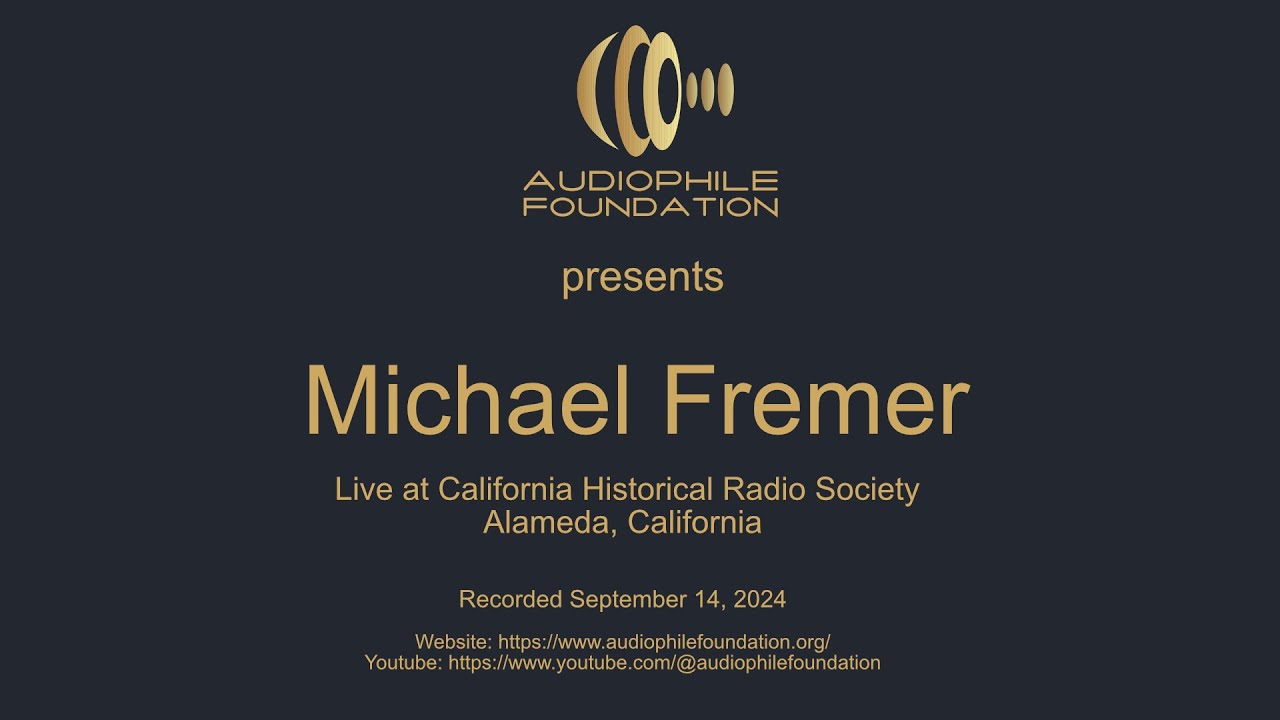 The Audiophile Foundation presents Michael Fremer live! - YouTube