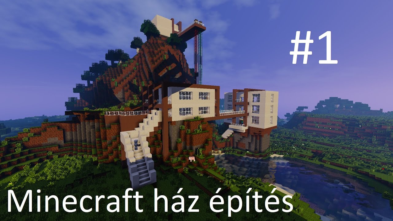minecraft ház építés #1 - YouTube