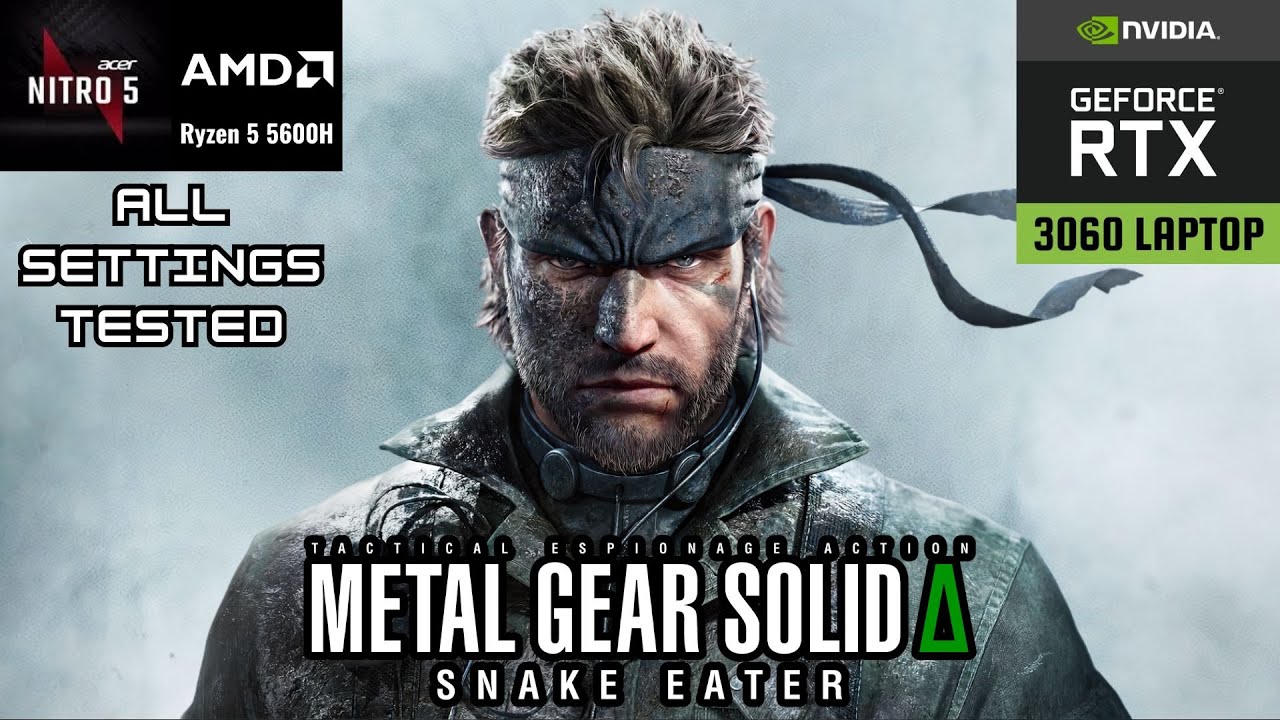 Metal Gear Solid Delta: Snake Eater - RTX 3060 Laptop - All Settings ...