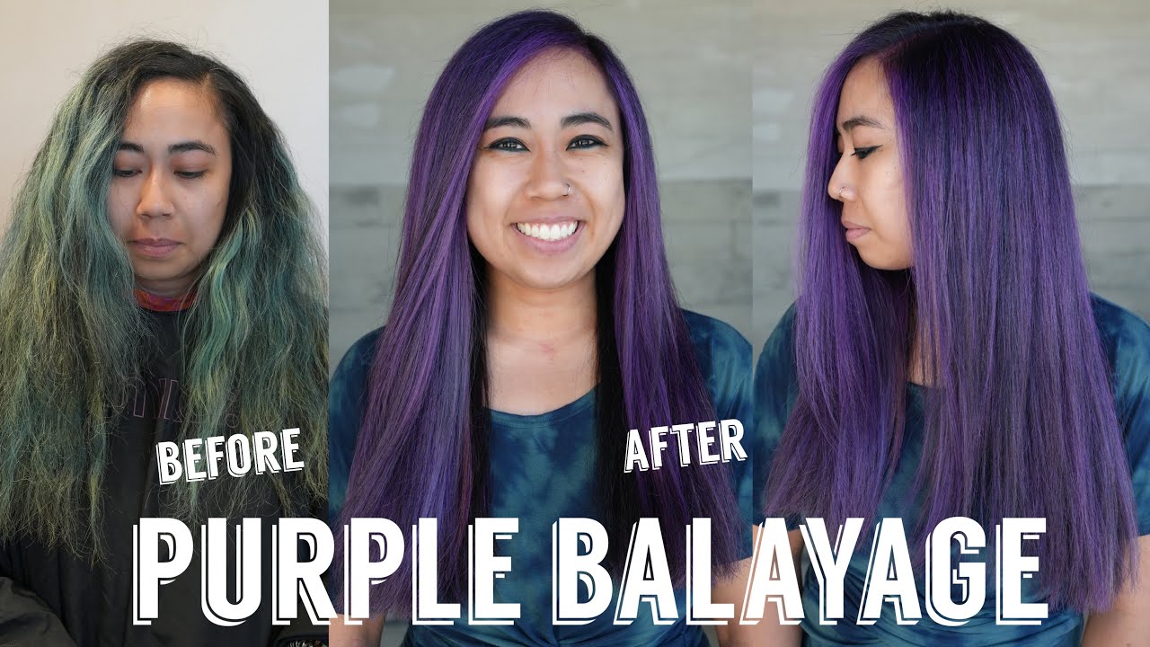 Hair Transformations with Lauryn: Purple Hair Ep. 215 - YouTube