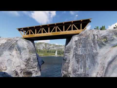 Walston Timber Frame Bridge - YouTube