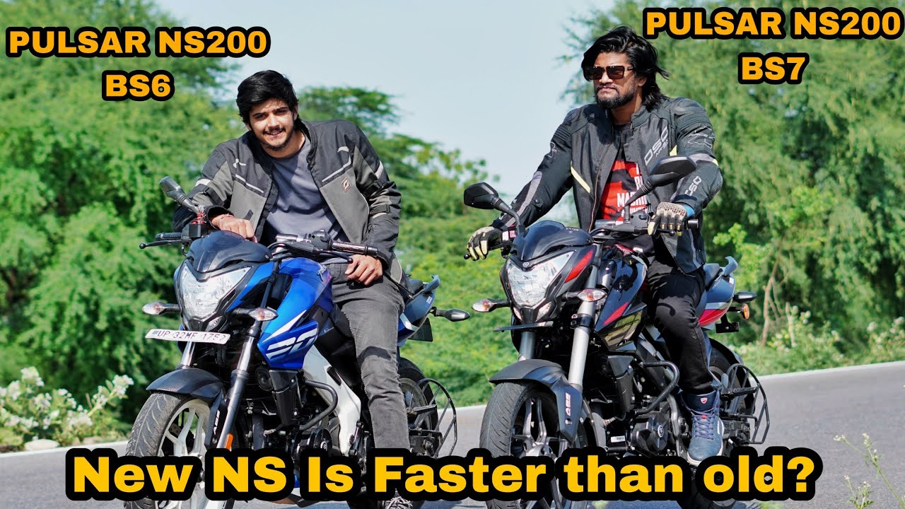 2023 Bajaj Pulsar NS200 Bs7 Vs Pulsar NS200 Bs6 | Long Race | New NS Is ...