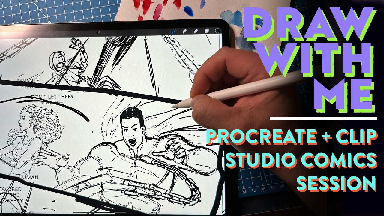Procreate / Clip Studio Comics Session 😁 Draw With Me - YouTube