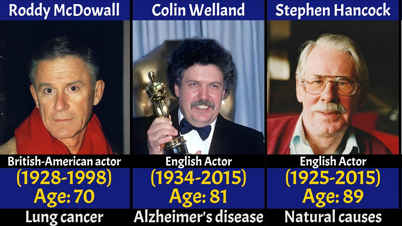 200 Famous British Actors Passed Away (1900–2025) – Part 2 - YouTube
