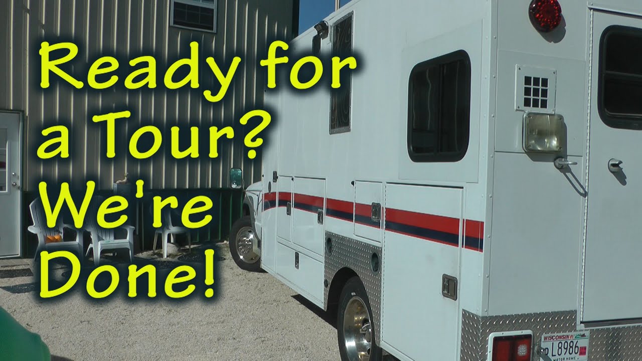 Ready for a Tour? Finished! Ambulance Conversion - YouTube