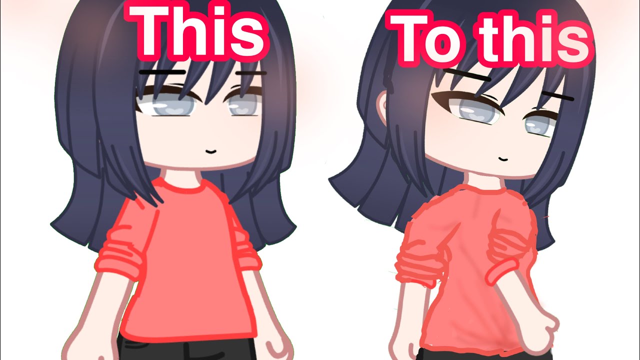 how to make your oc look back🧡 - gacha club GC tutorial #gachaclub # ...