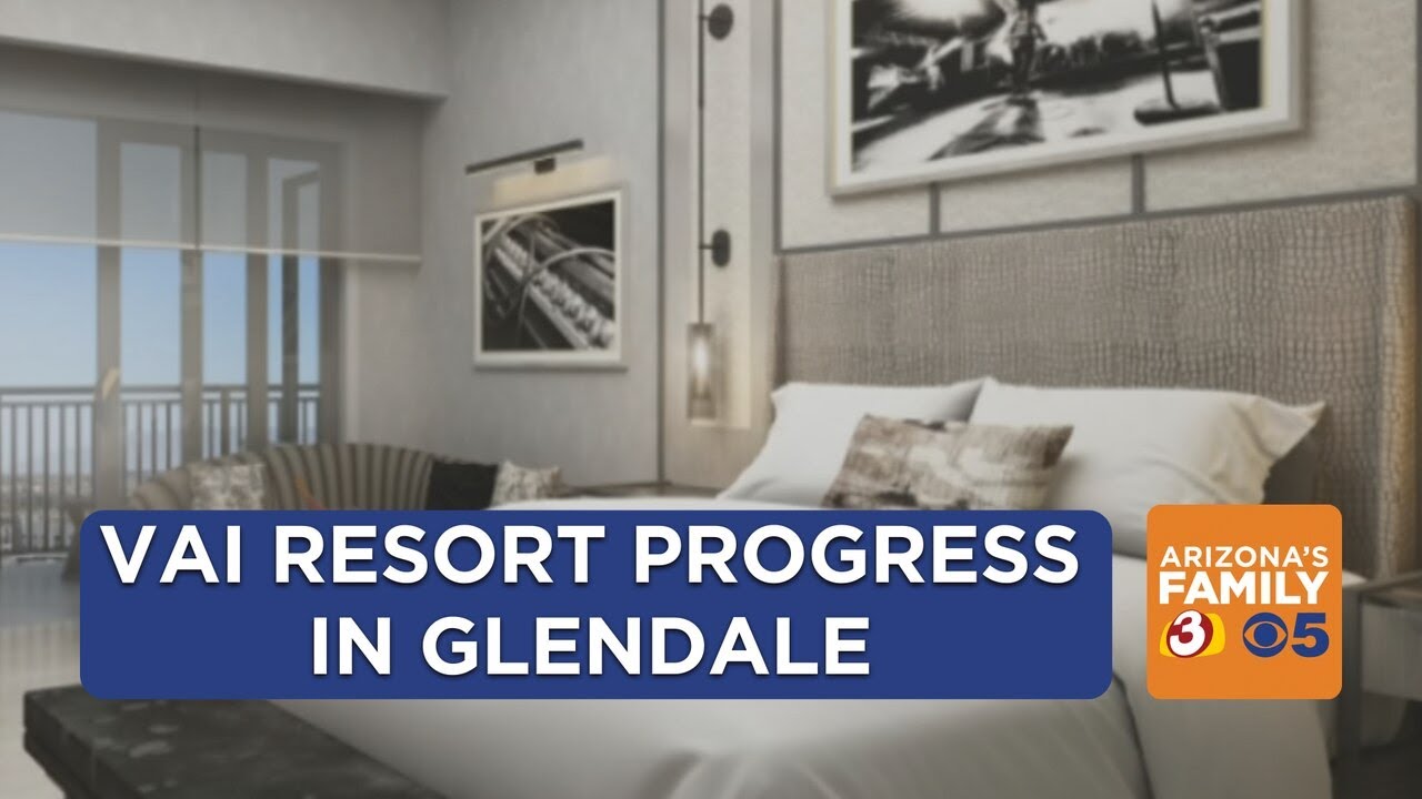 VAI Resort progress underway in Glendale Arizona - YouTube