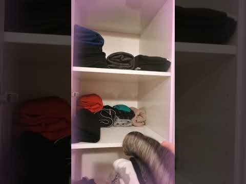 Paltar dolabinin səliqəyə salinmasi.