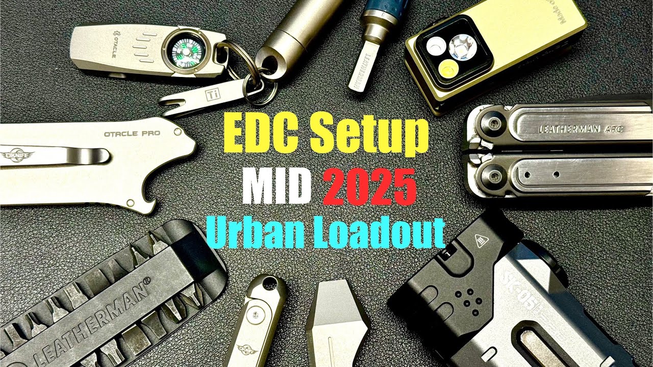 What I carry for my Urban EDC load out Mid 2025!!! #edc #everydaycarry ...