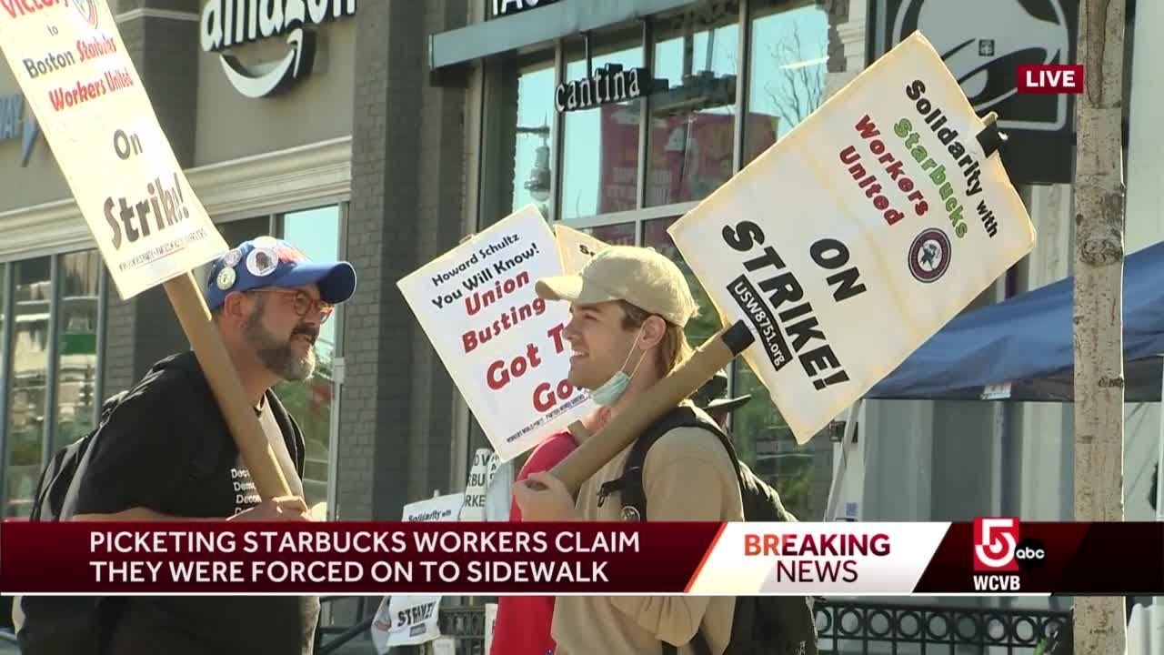 Starbucks Picket Line Boston at Sherry Powers blog