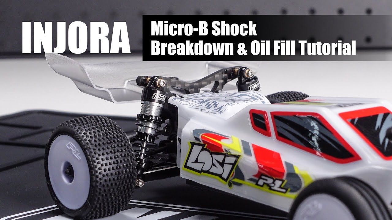 Breakdown & Oil Fill Tutorial: INJORA Aluminum Oil Shocks for Losi ...