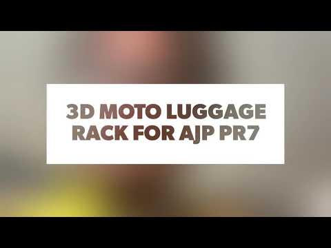 AJP PR7 650 Adventure Rear Top Luggage Rack 3DMoto.pl - YouTube