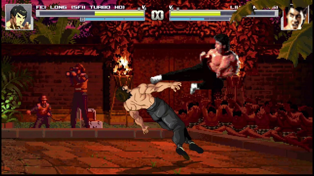 FEI LONG VS LIU KANG (KICK PUNCH SMASH) - YouTube