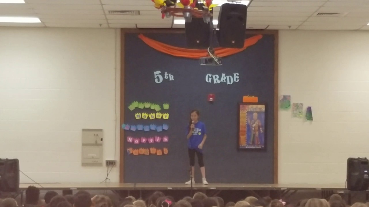 Dancing "Begin" 5th grade talent show - YouTube
