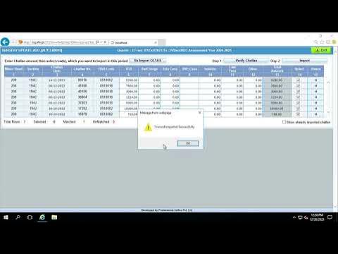 How to file TDS Return through Computax Software - YouTube