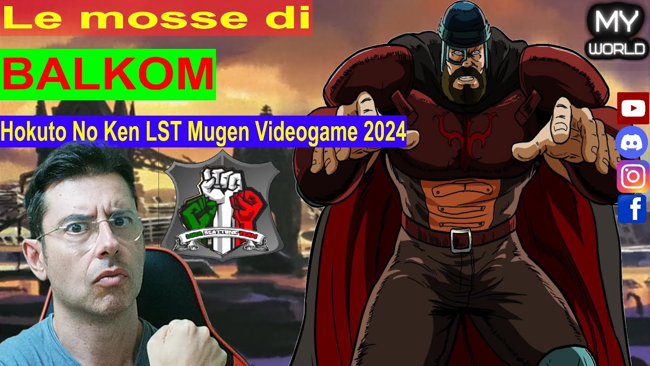 Le mosse di BALKOM - Hokuto No Ken LST Mugen Videogame 2024 # ...