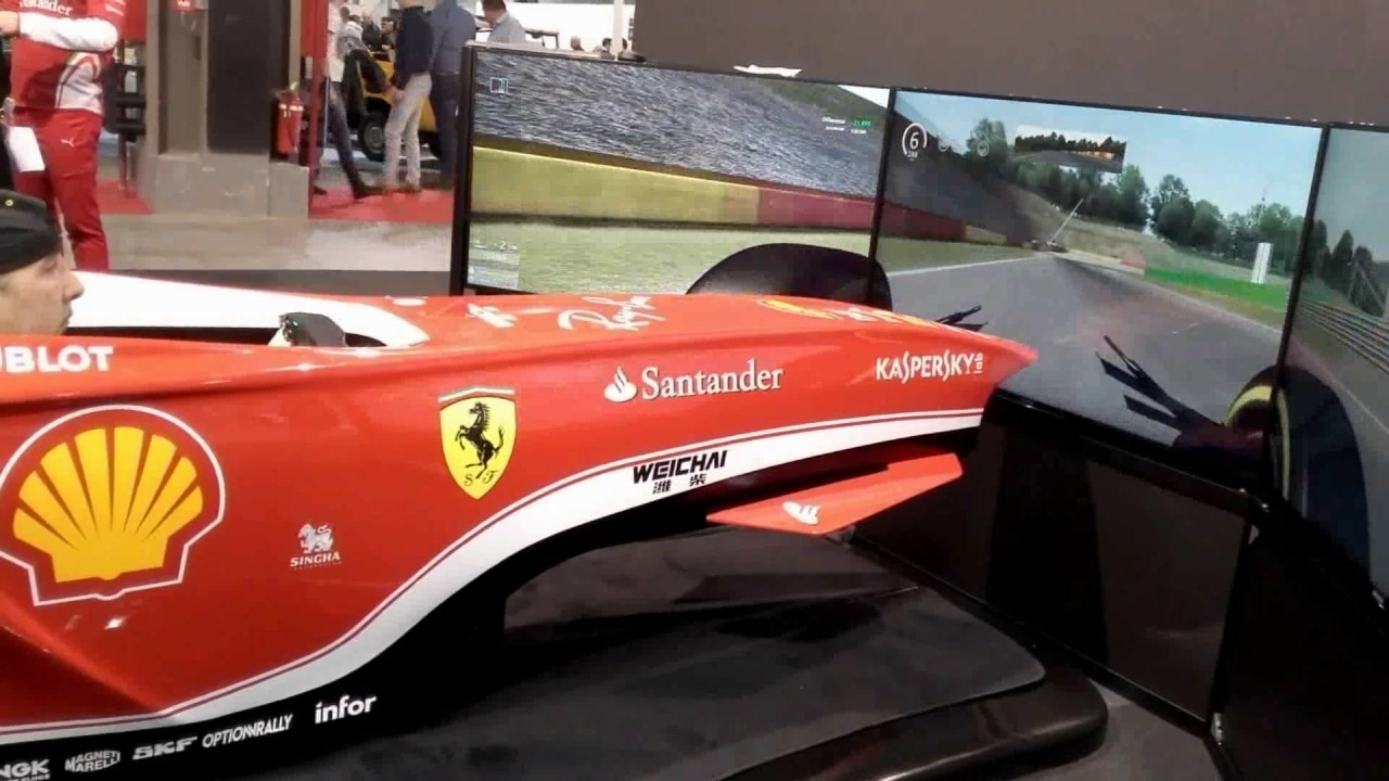 [CAR]@Brembo™ ferrari Simulator 2016 Milano - YouTube