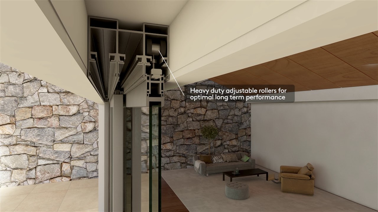 ELEVATE™ Series 704T SlideMASTER™ Top Hung Sliding Door - YouTube