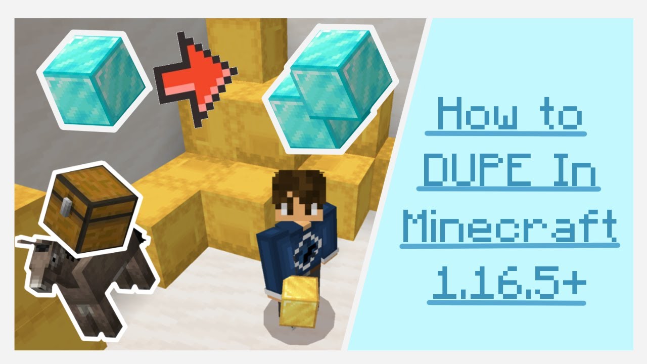 How to DUPE on any Minecraft server in 2021!! (1.16+) - YouTube