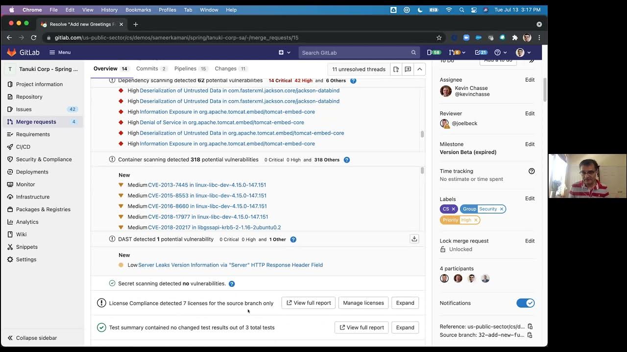 A tour of GitLab Security capabilities - YouTube