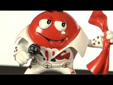 M&M Collectible - M&M's Elvis Sculpture - YouTube