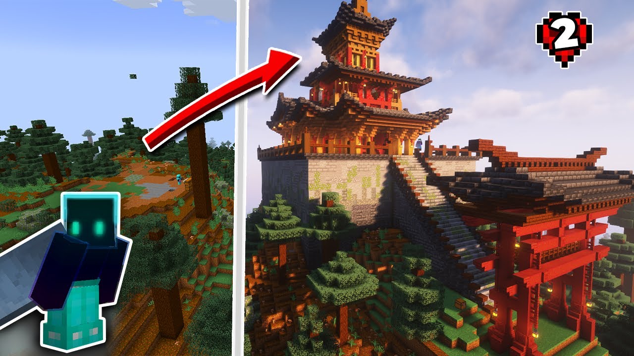CONSTRUI la base mas EPICA en MINECRAFT SURVIVAL - YouTube