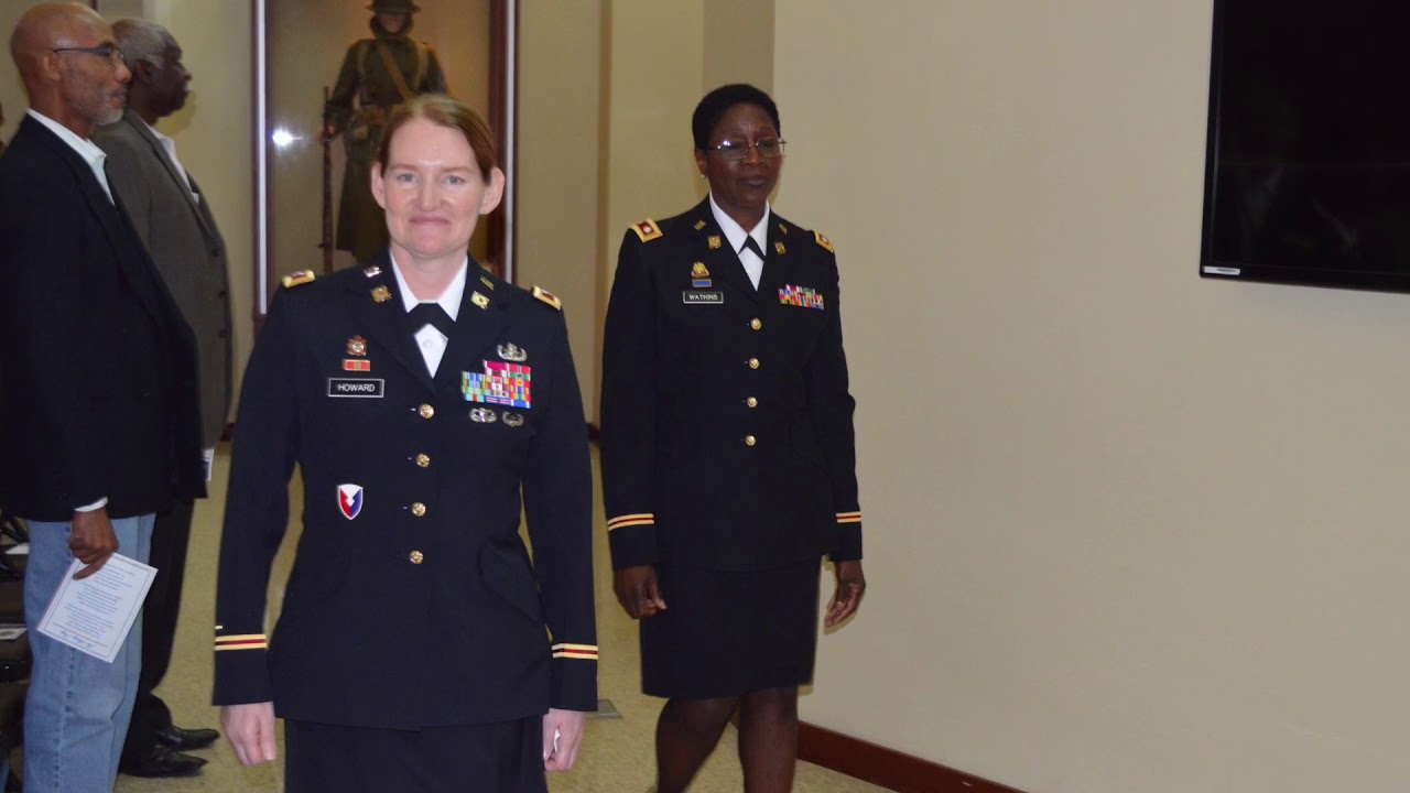 Colonel Allison Watkins Promotion Ceremony 2019 - YouTube