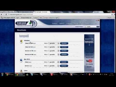 Como baixar e instalar o Teamspeak 3 - YouTube