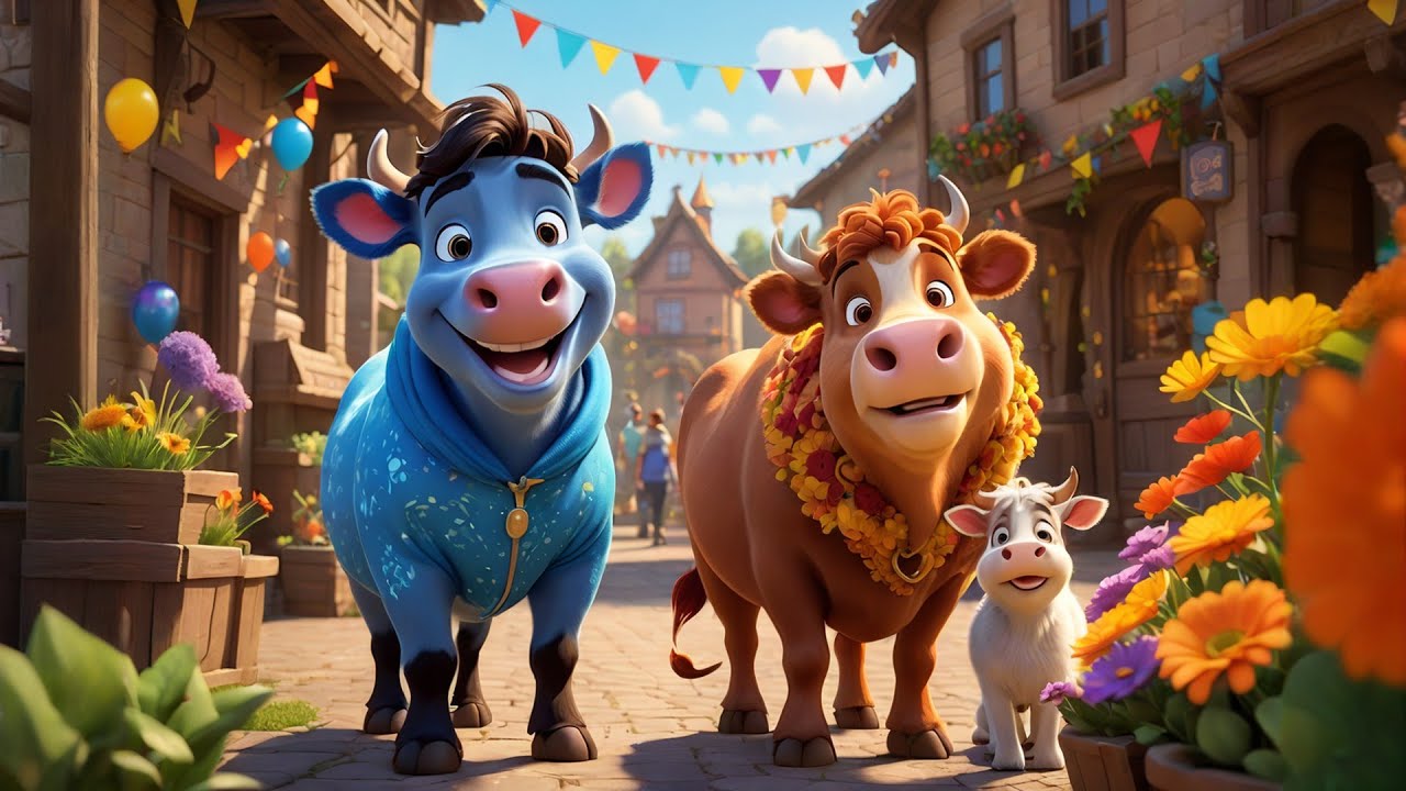 Bella the Blue Cow: A Tale of Uniqueness and Confidence | Enchanted ...