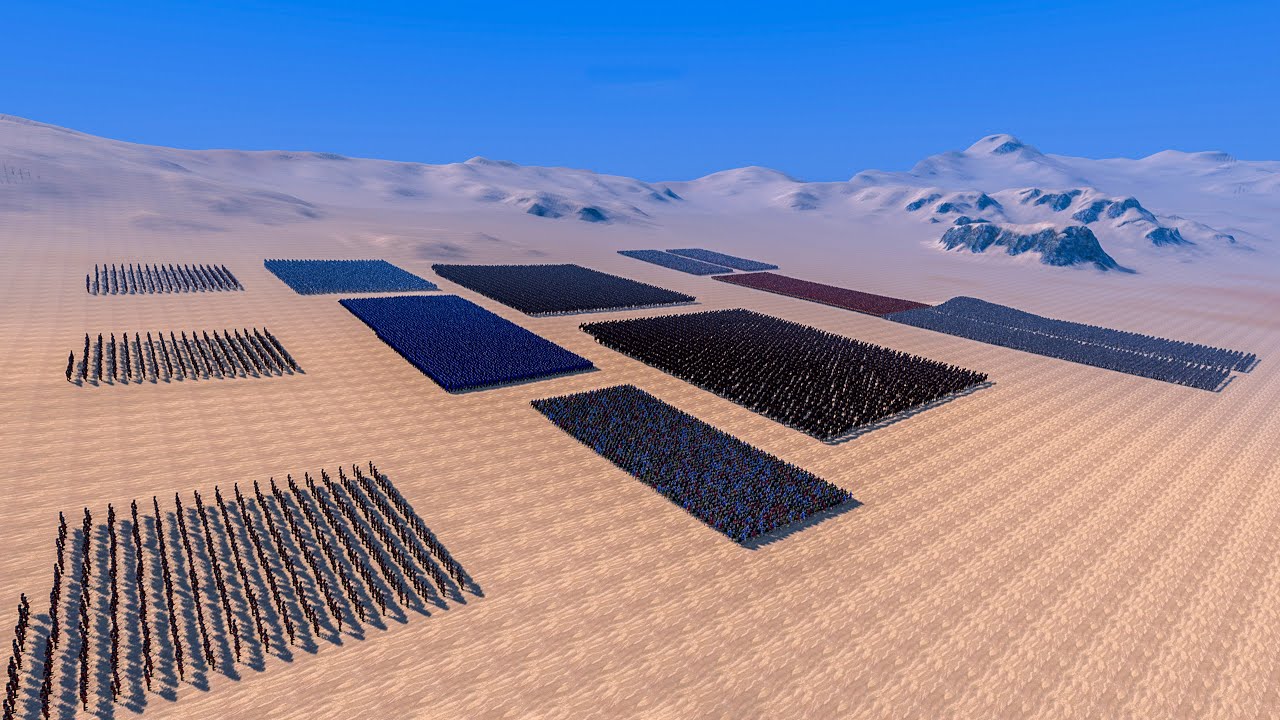 MEDIEVAL ARMY vs ANCIENT ARMY - Ultimate Epic Battle Simulator UEBS ...