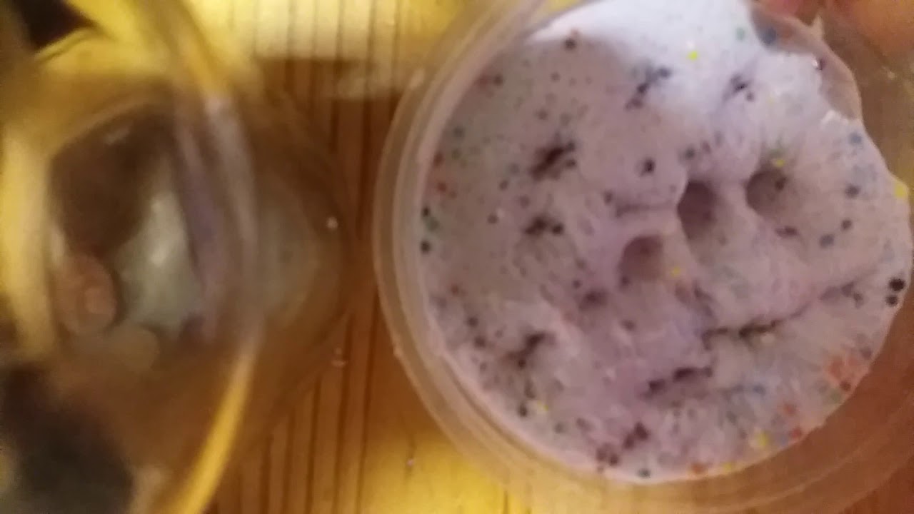 Slime with cloured balls|bella's slime - YouTube