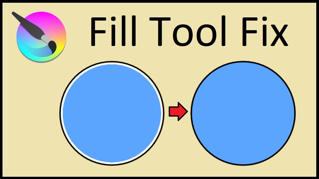 Krita Fill Tool Leaving White Edges Fix - YouTube