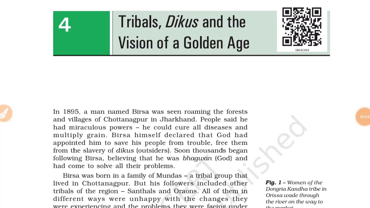 Class 8 chapter 4 history Tribals,Dikus and the vision of a golden age ...