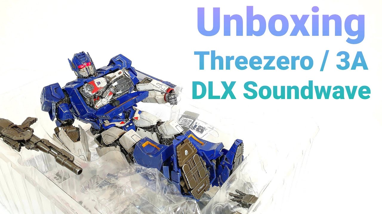 Unboxing Threezero / 3A DLX Soundwave Transformers - YouTube