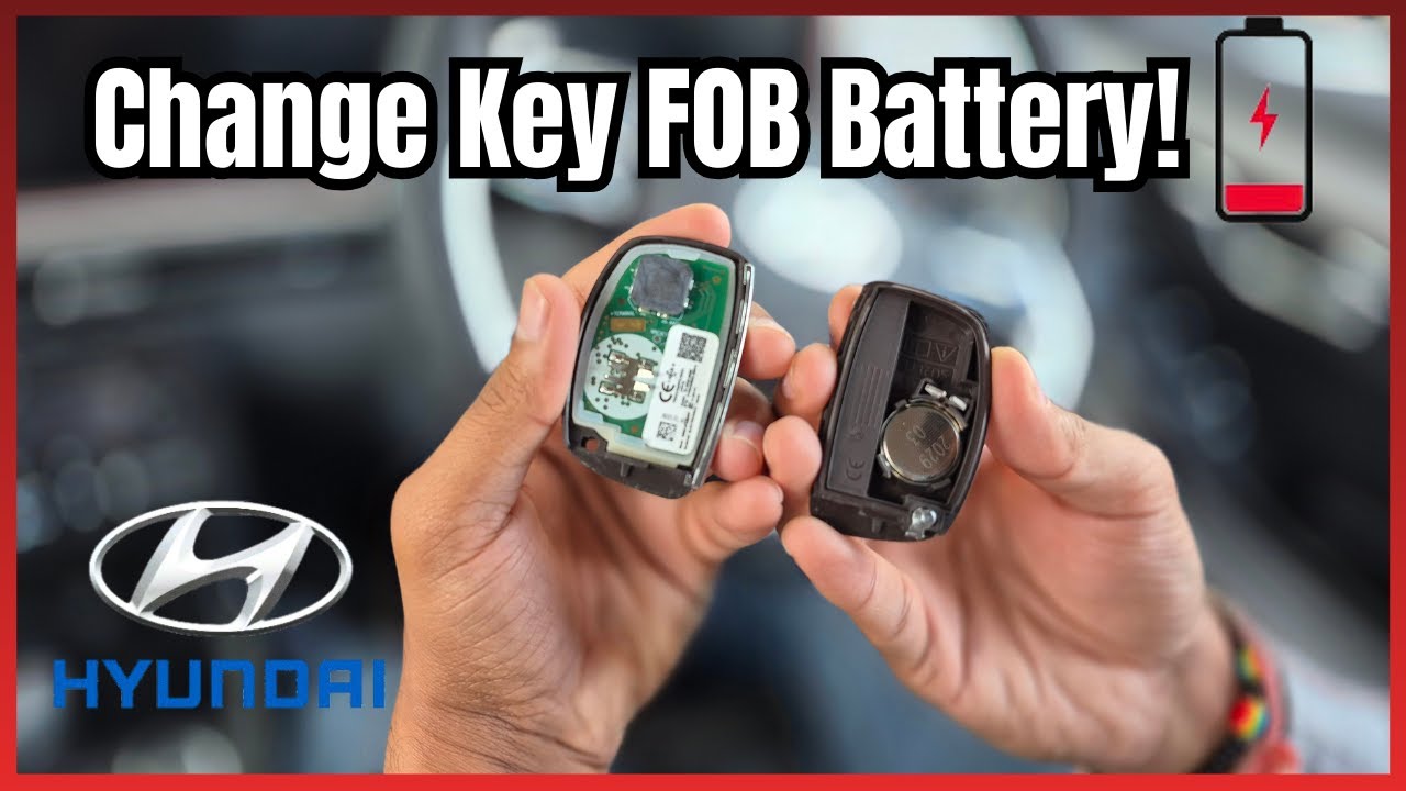 Hyundai Creta Key FOB Battery Change - YouTube