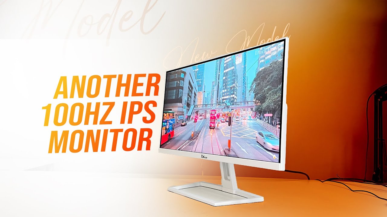 9.6K 100hz IPS LED Monitor PC Power PCGM22WSY clean review - YouTube