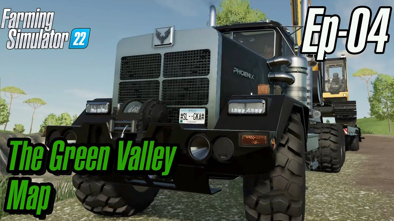 FS 22🚧 Walk around the map and start mining🚧 (The Green Valley Map) EP ...