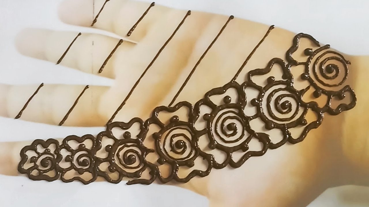 Floral Mehndi Design || खुबसूरत मेहंदी डिजाइन || Latest Mahanthi design ...