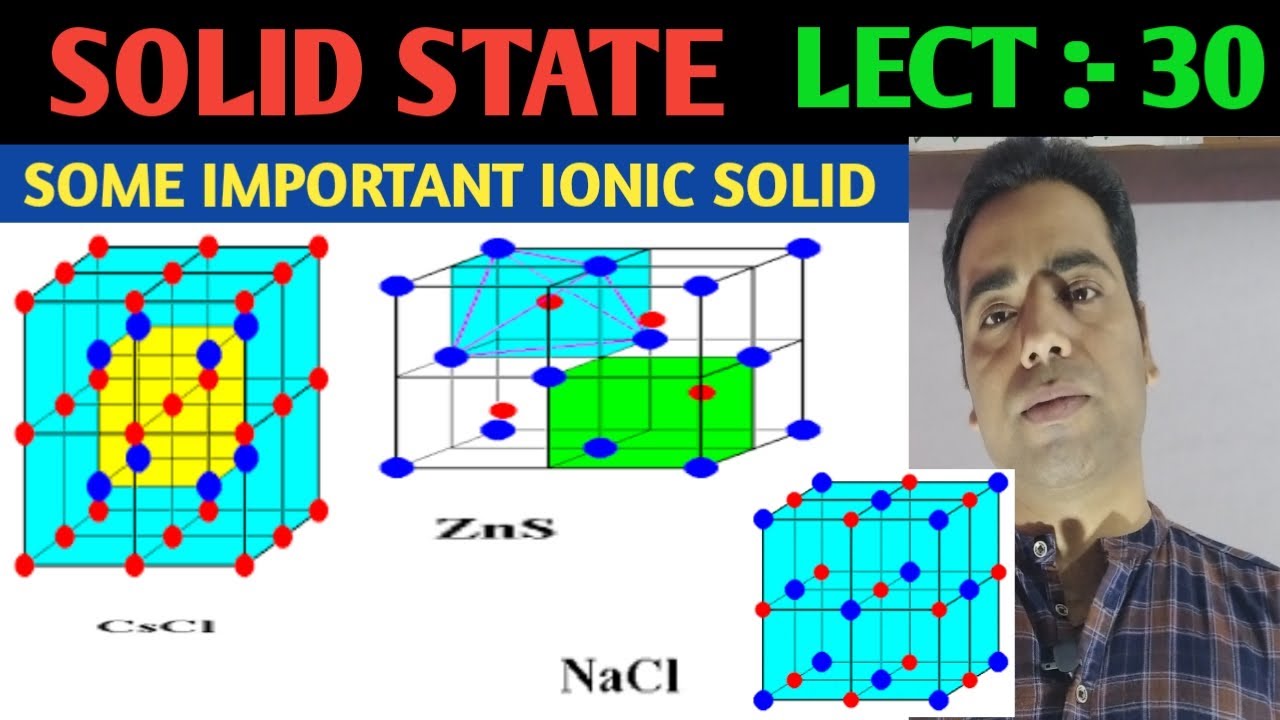 SOME IMPORTANT IONIC SOLID[#30th CLASS] - YouTube