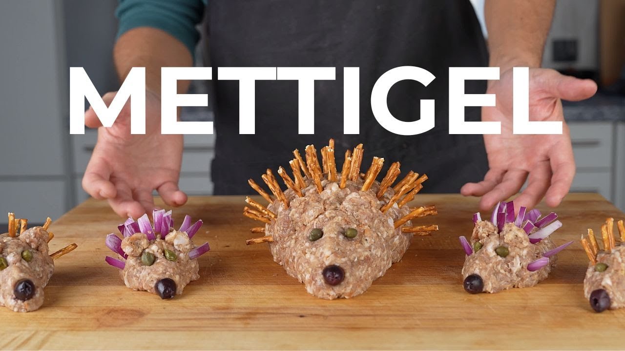 Make your own Mettigel - a German party classic from the past - YouTube