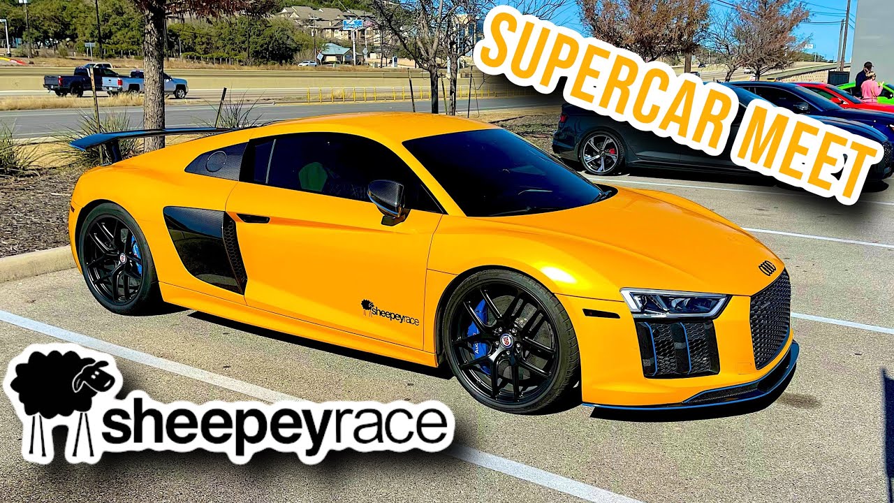Sheepey Race R8 and More Supercars - YouTube