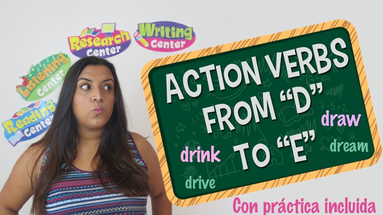 Aprende en Inglés: Los verbos de Acción de la "D" y "E". - YouTube