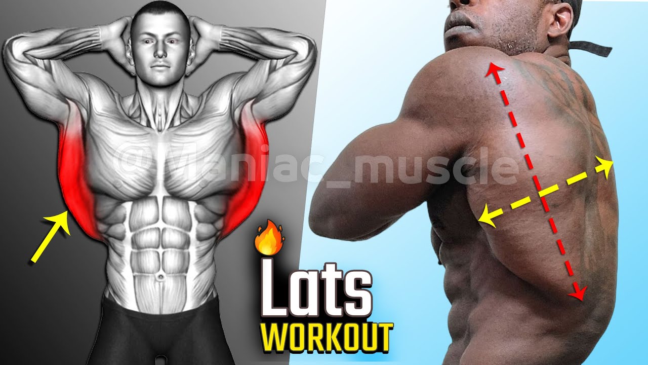 6 Daily Exercise To Build Lower Lats (V TAPER) - YouTube